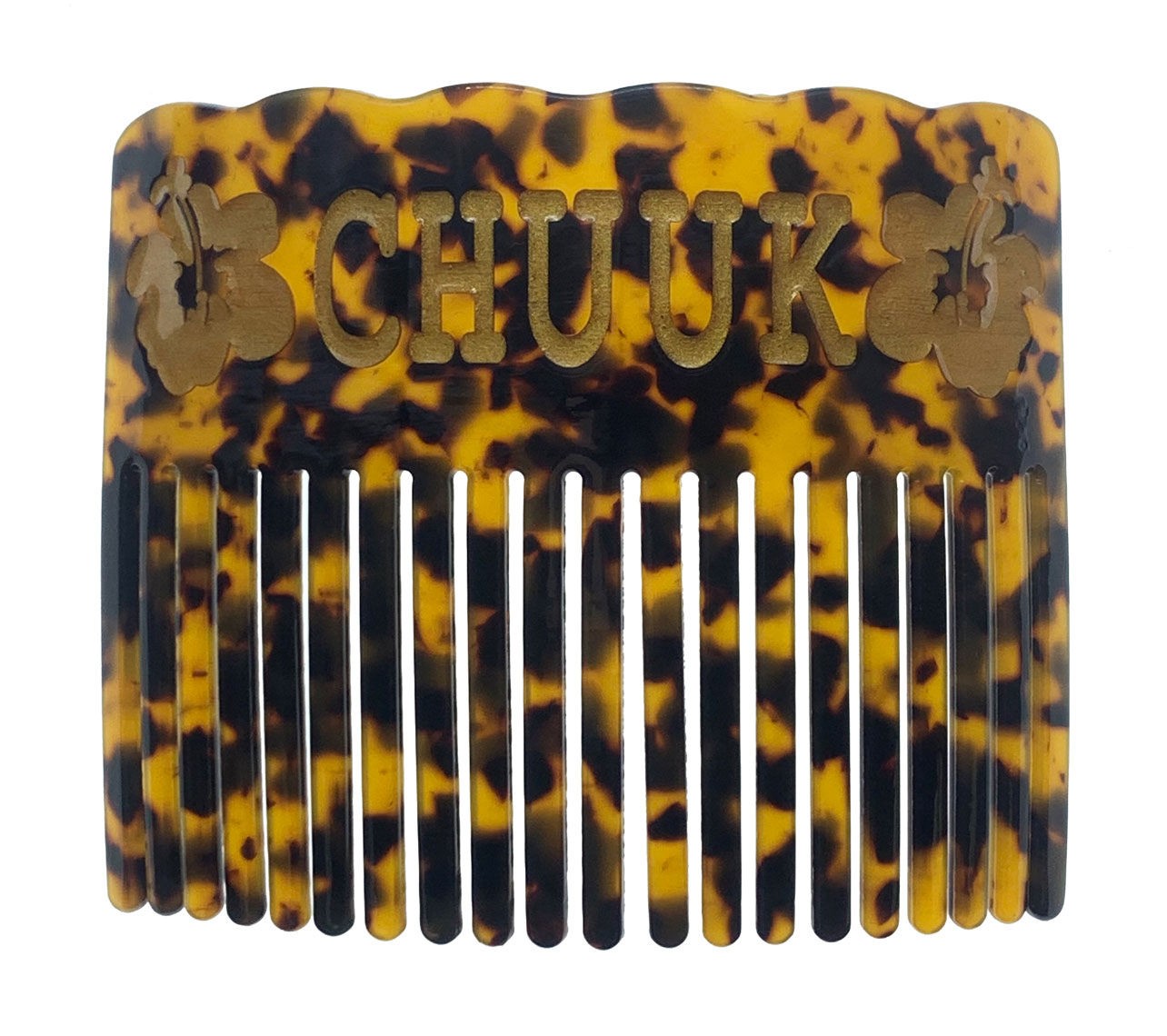 Hawaiian Samoan Micronesian Style Faux Turtle Shell Comb - CHUUK - Hulu ...